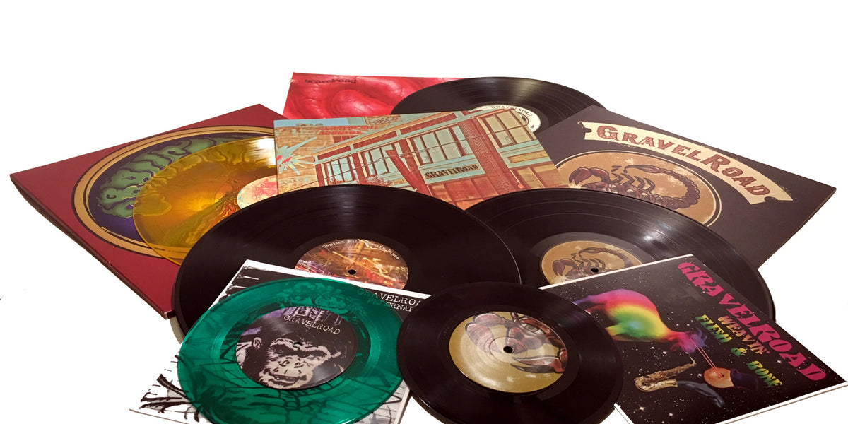 GravelRoad vinyl 4x LP pack plus 2x 7 inch – Knick Knack Records